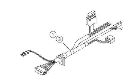 Webasto Wiring harness for Air Top 3500 ST and 5000 ST. Length 4850 mm
