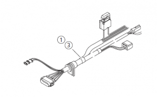 Webasto Wiring harness for Air Top 3500 ST and 5000 ST. Length 4850 mm
